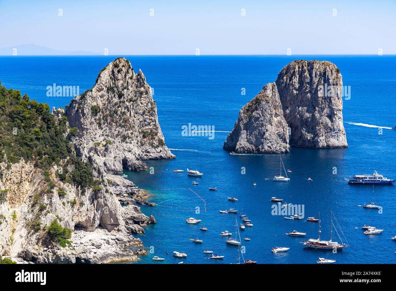 Faraglioni rocks stacks capri hi-res stock photography and images - Alamy