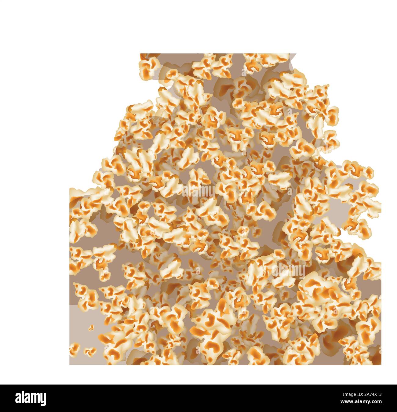 picture of popcorn Stock Vector Image & Art - Alamy