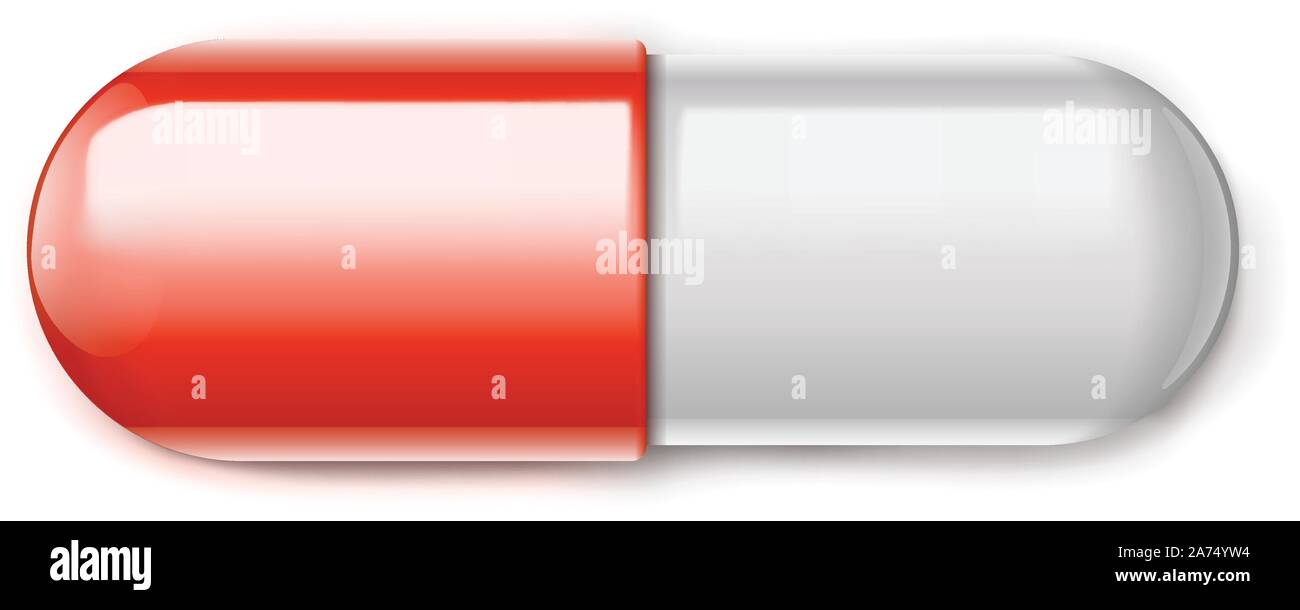 Pill capsule colored icon Cut Out Stock Images & Pictures - Alamy