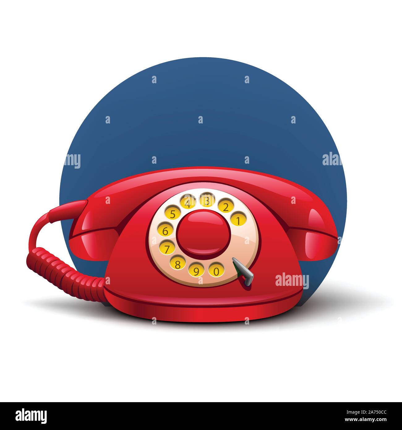 Business telephone call Stock Vector Images - Alamy