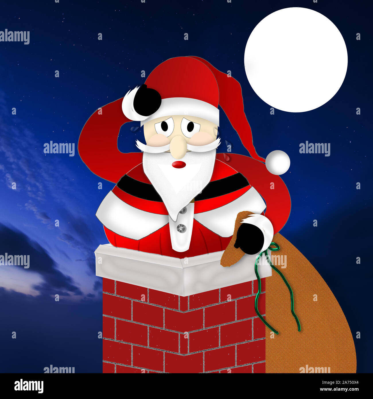 Fat santa claus hi-res stock photography and images - Alamy