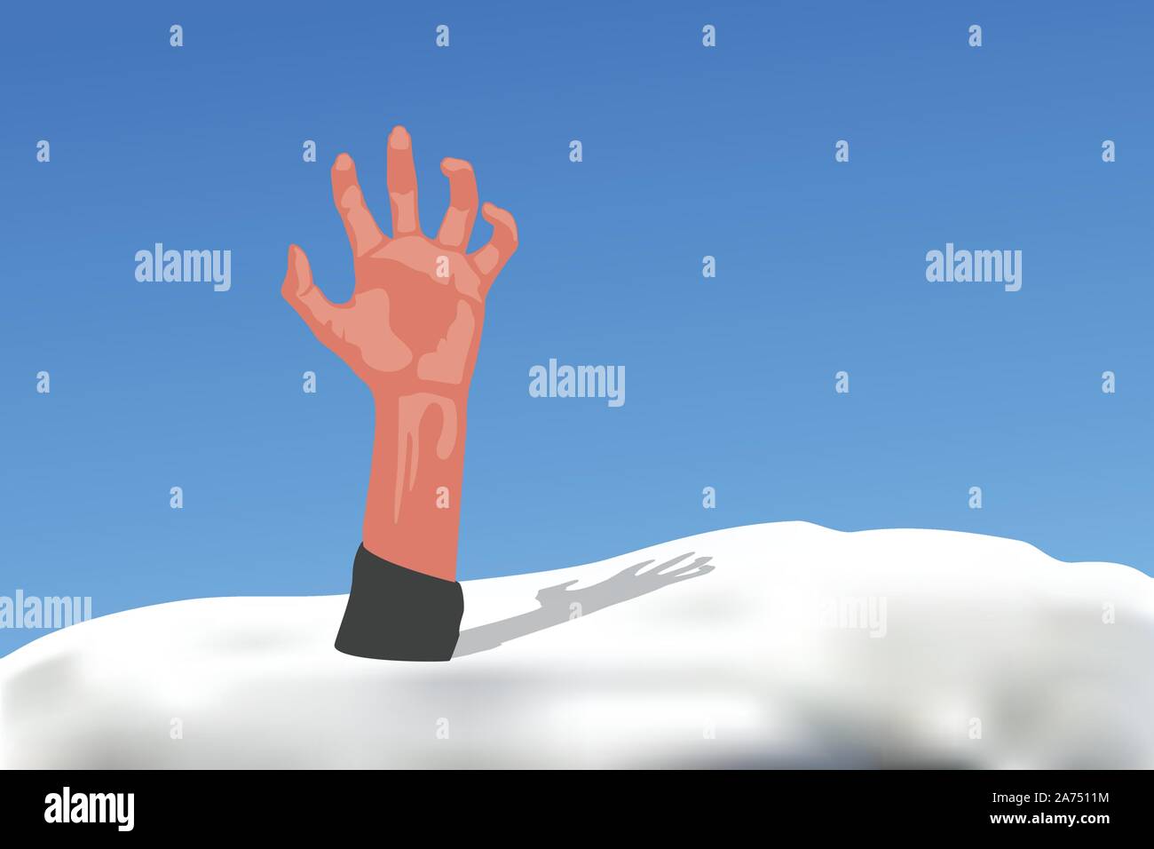 Over the sticks Stock Vector Images - Alamy