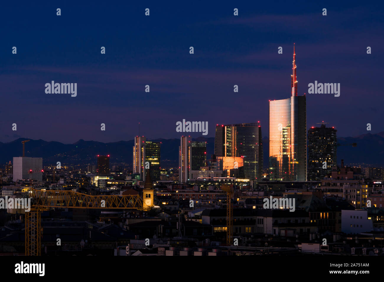 Italy skyline hi-res stock photography and images - Alamy