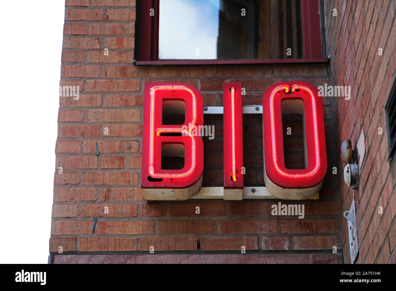 An old sign for a movie theater.Photo Jeppe Gustafsson Stock Photo - Alamy