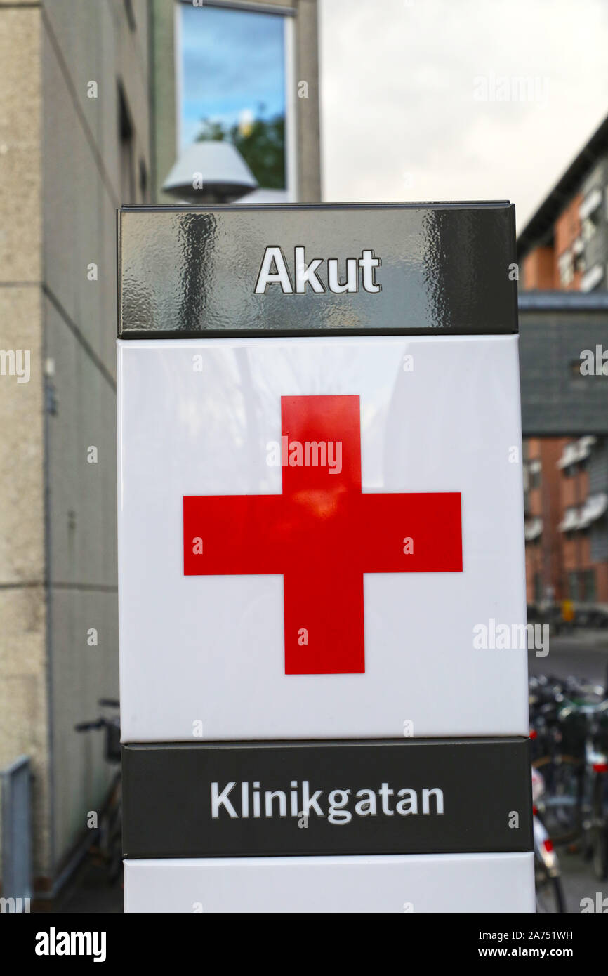 The emergency room at Lund University Hospital. It was merged in 2010 ...