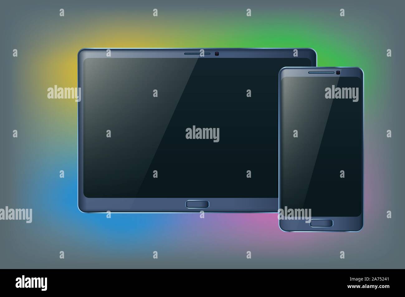 tablet and smartphone Stock Vector Image & Art - Alamy