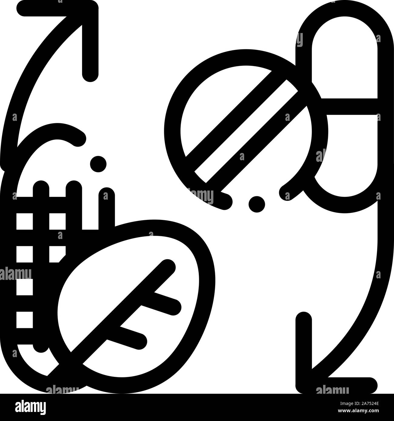 Supplements Icon Vector Illustration Stock Vector Image & Art - Alamy