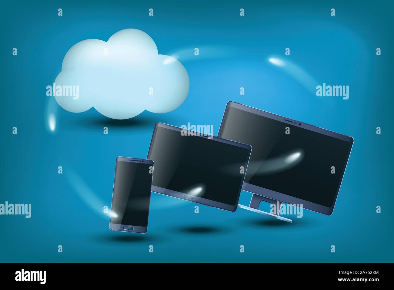 Virtual tablet pc screen Stock Vector Images - Alamy