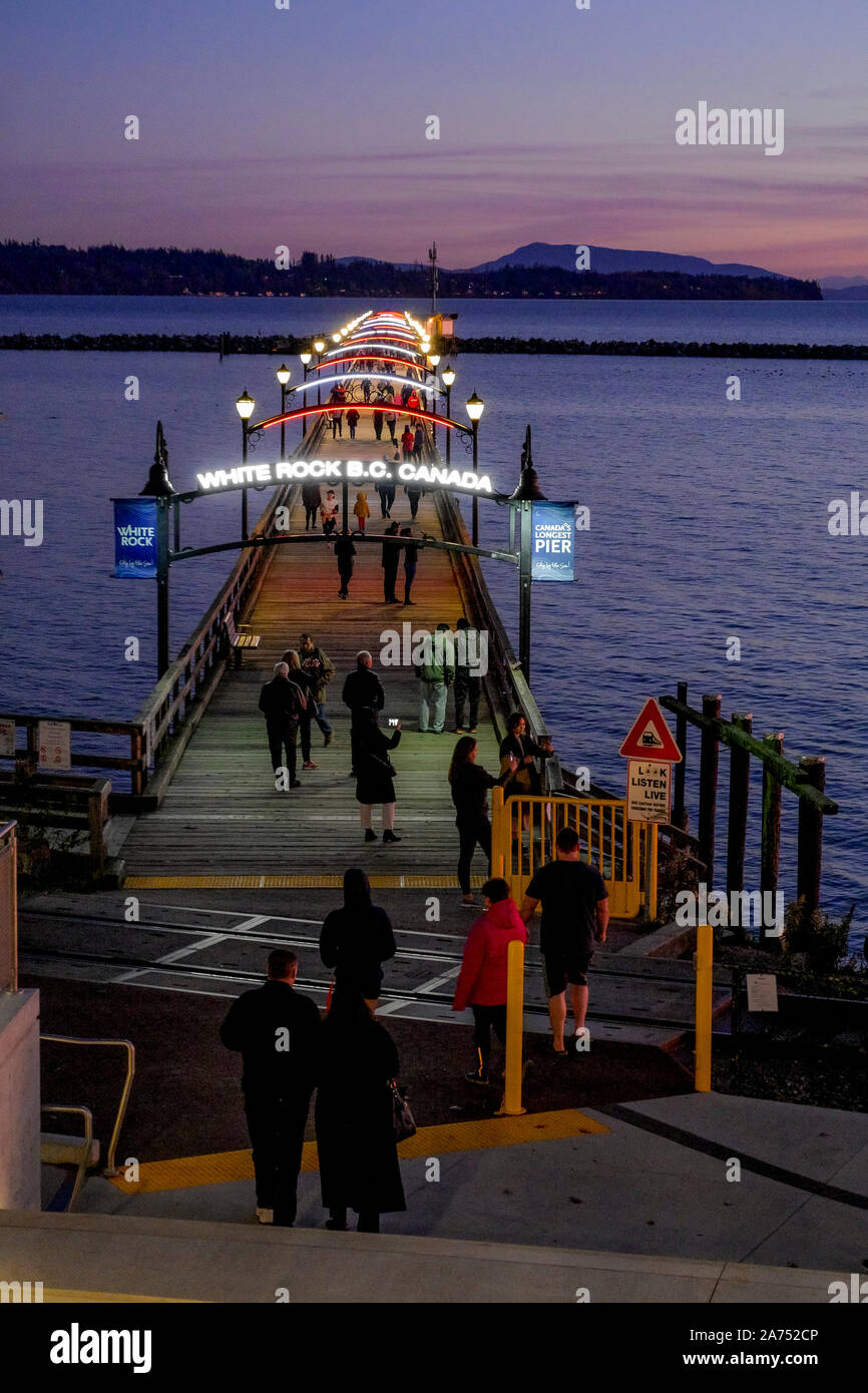 Canadas longest pier hi-res stock photography and images - Alamy