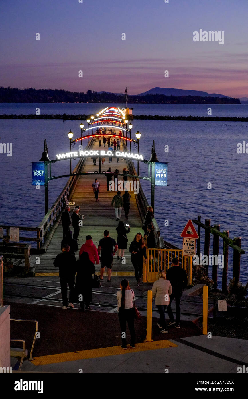 Canadas longest pier hi-res stock photography and images - Alamy