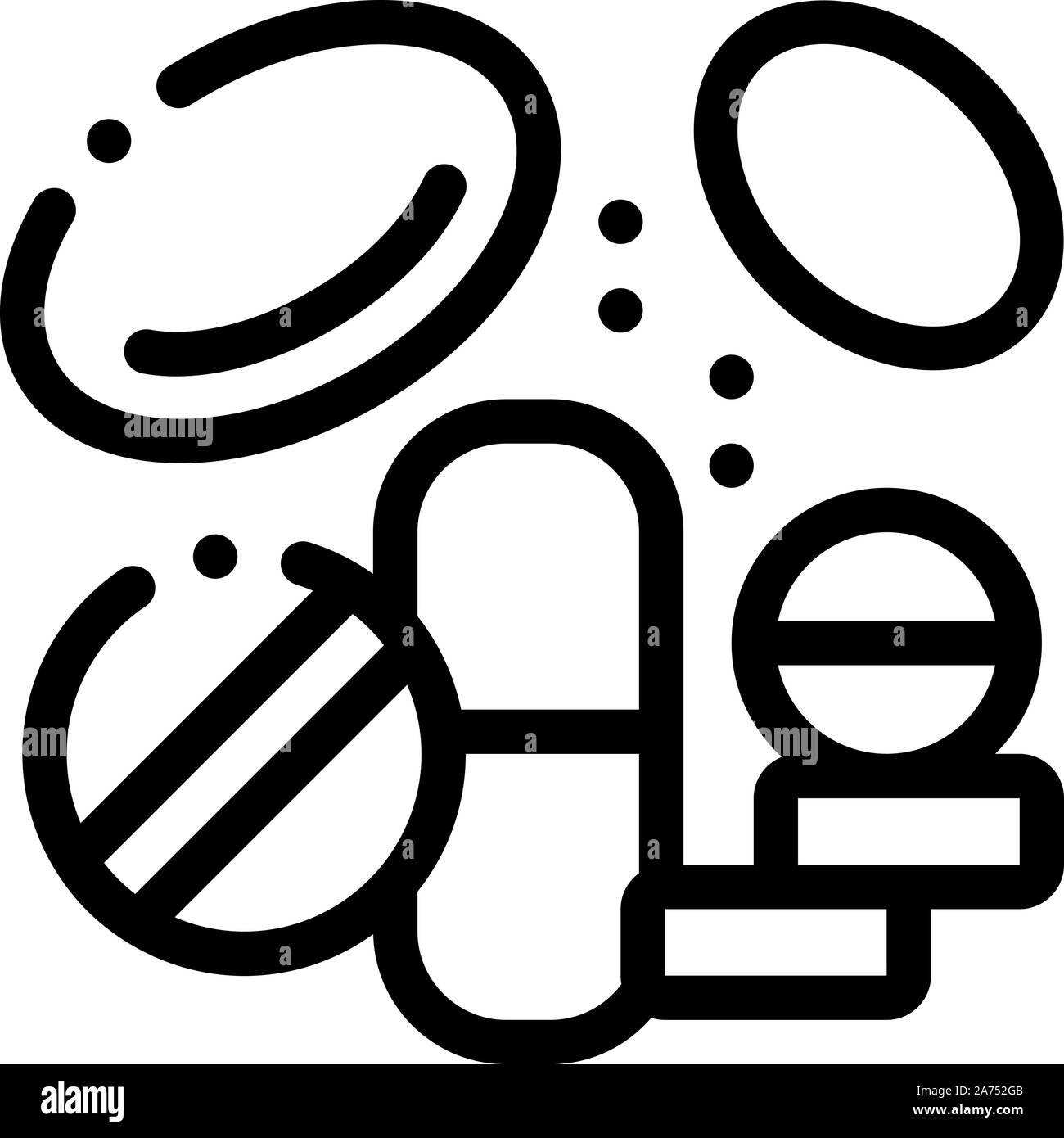 Medicines Supplements Icon Vector Illustration Stock Vector Image & Art ...