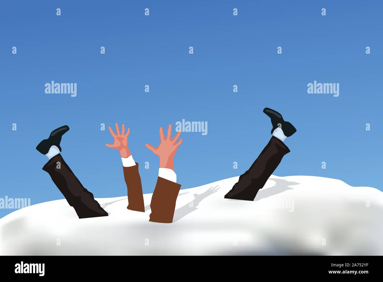 Winter day out Stock Vector Images - Alamy