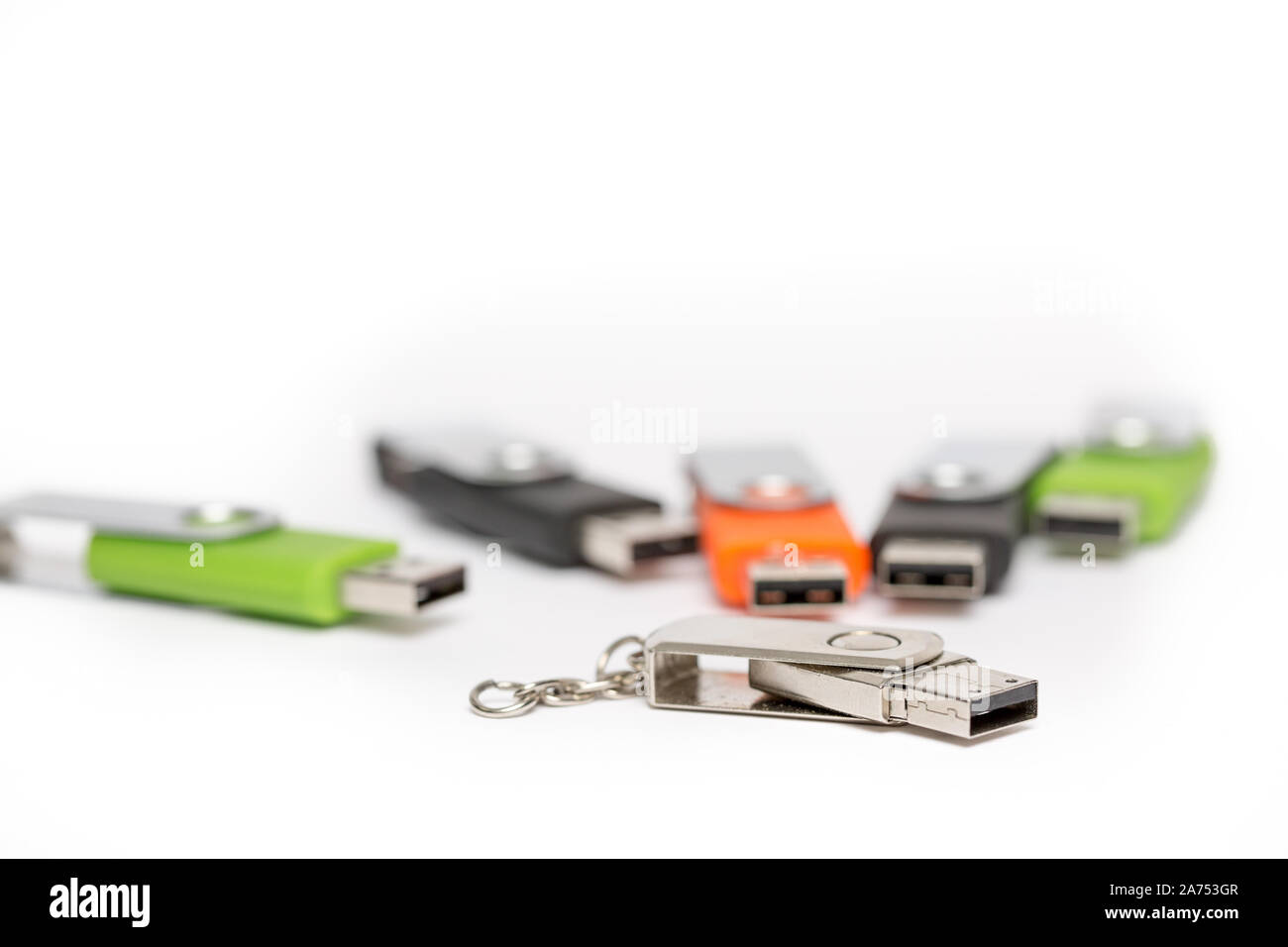 Portable memory drives Cut Out Stock Images & Pictures - Alamy