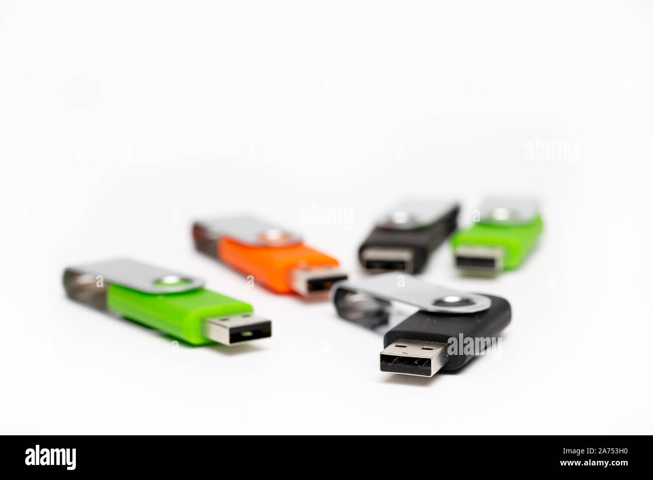 Portable memory drives Cut Out Stock Images & Pictures - Alamy