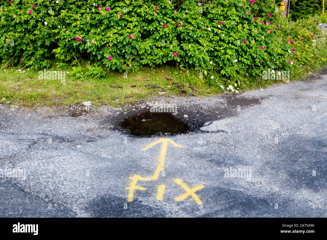 Irish road signs hi-res stock photography and images - Alamy