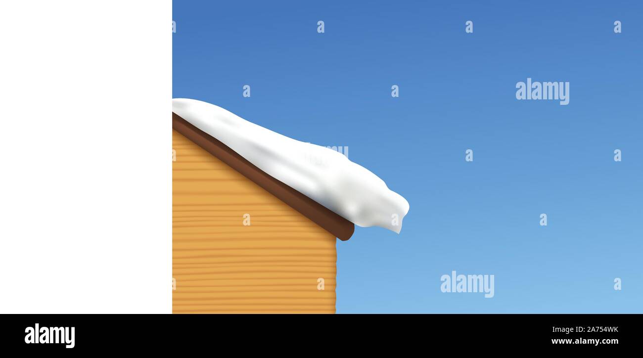 New building on snow Stock Vector Images - Alamy