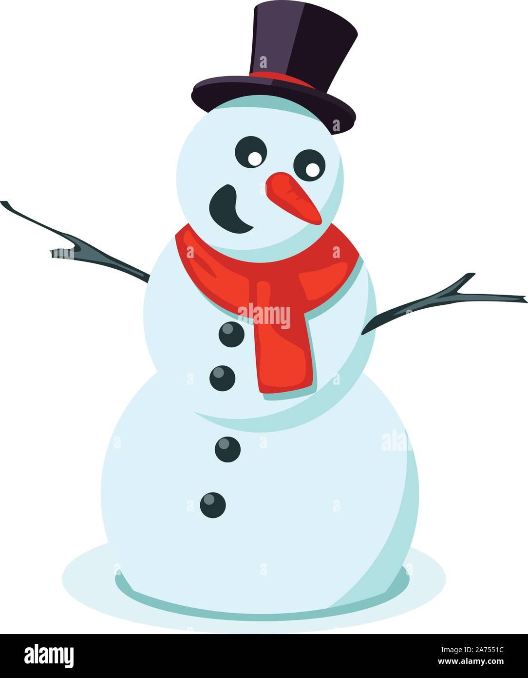 picture of snowman Stock Vector Image & Art - Alamy