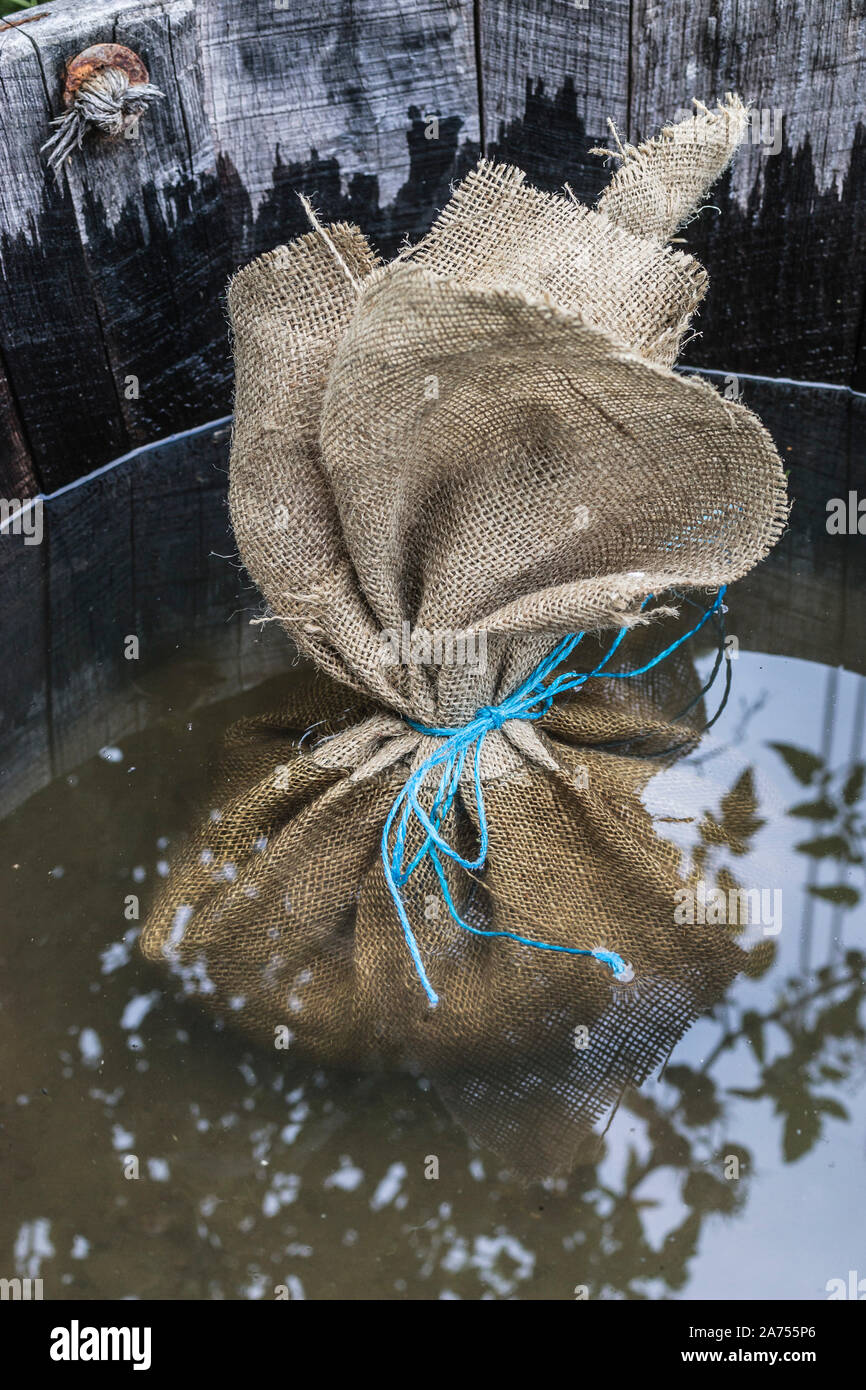 Preparation of compost tea (step by step). Preparation of compost tea ...