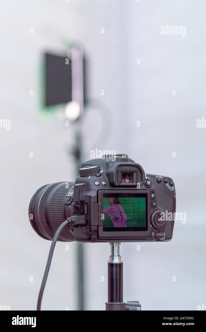 Photographed on the television screen photo hi-res stock photography ...