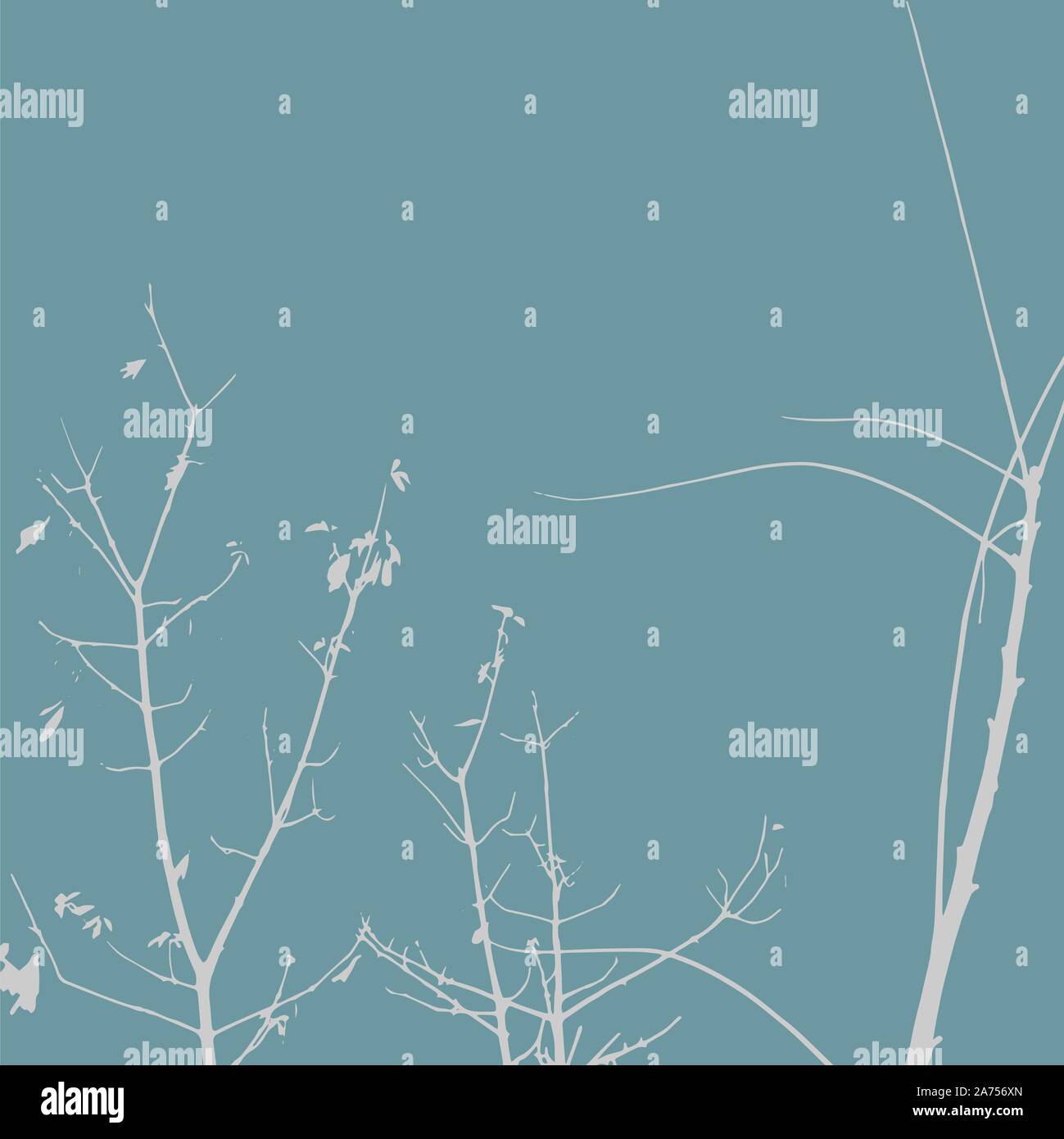 Silhouettes of Trees on subtle background. Tree Pattern. Vector ...