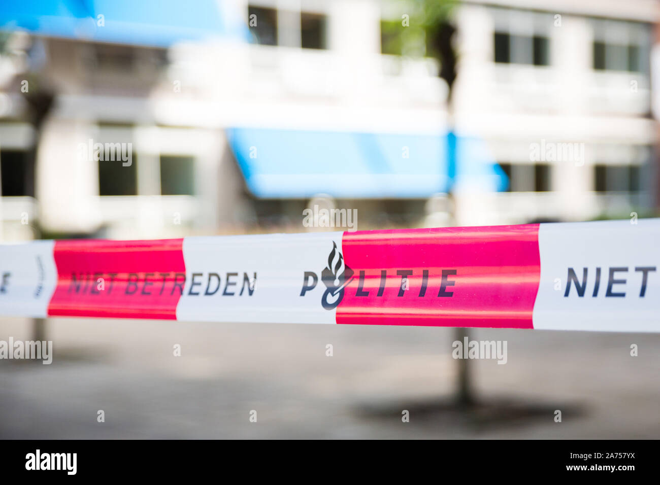 Crime scene ribbon hi-res stock photography and images - Alamy
