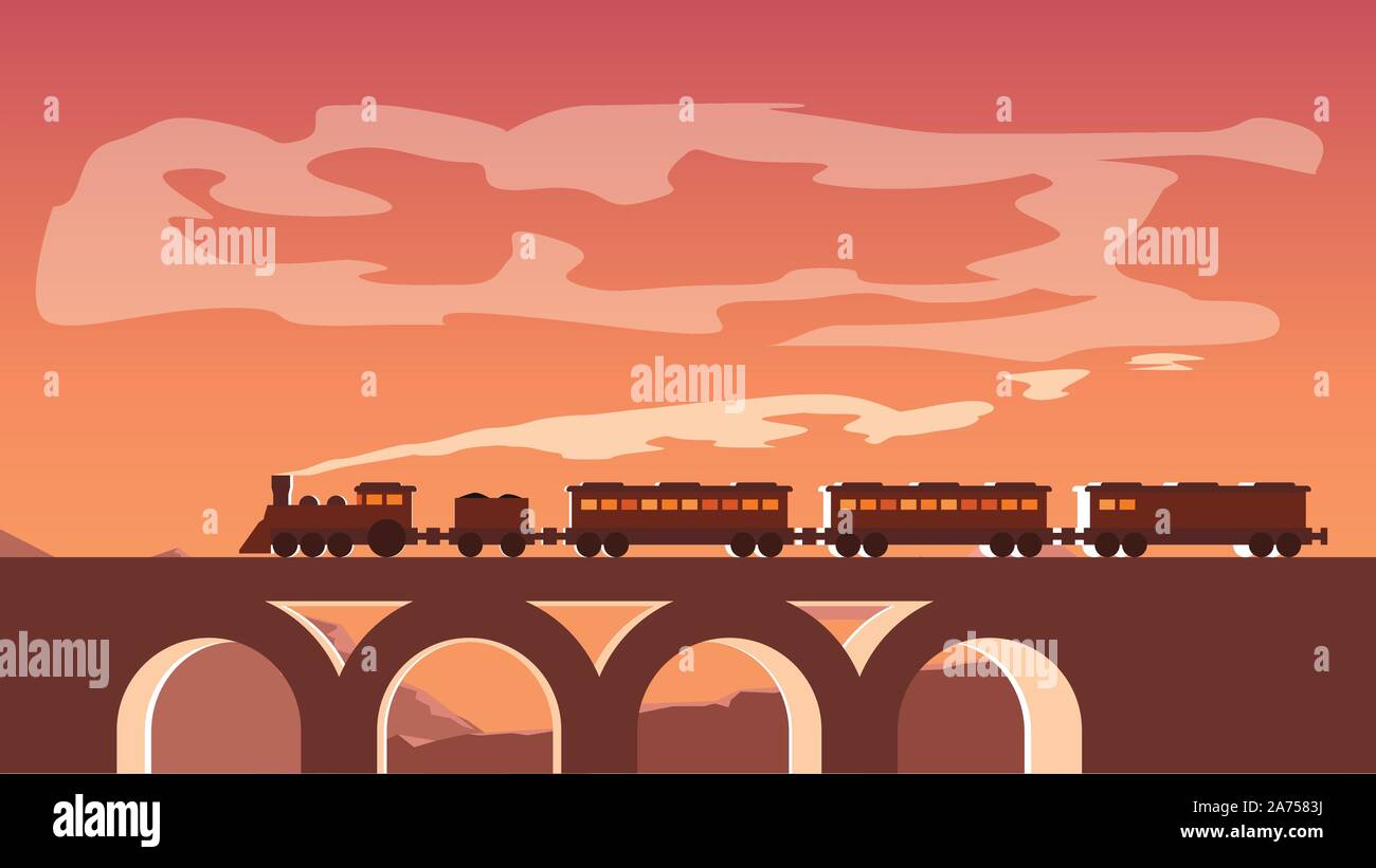Train picture Stock Vector Images - Alamy