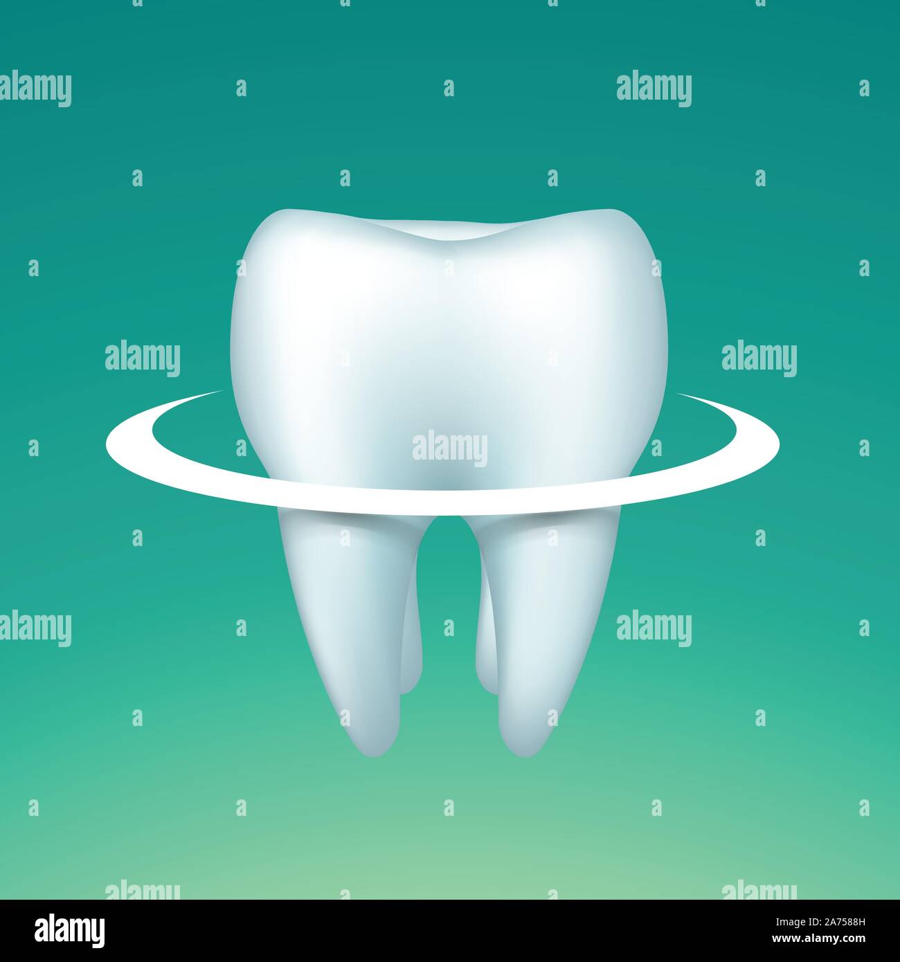 Healthy teeth circle Stock Vector Images - Alamy