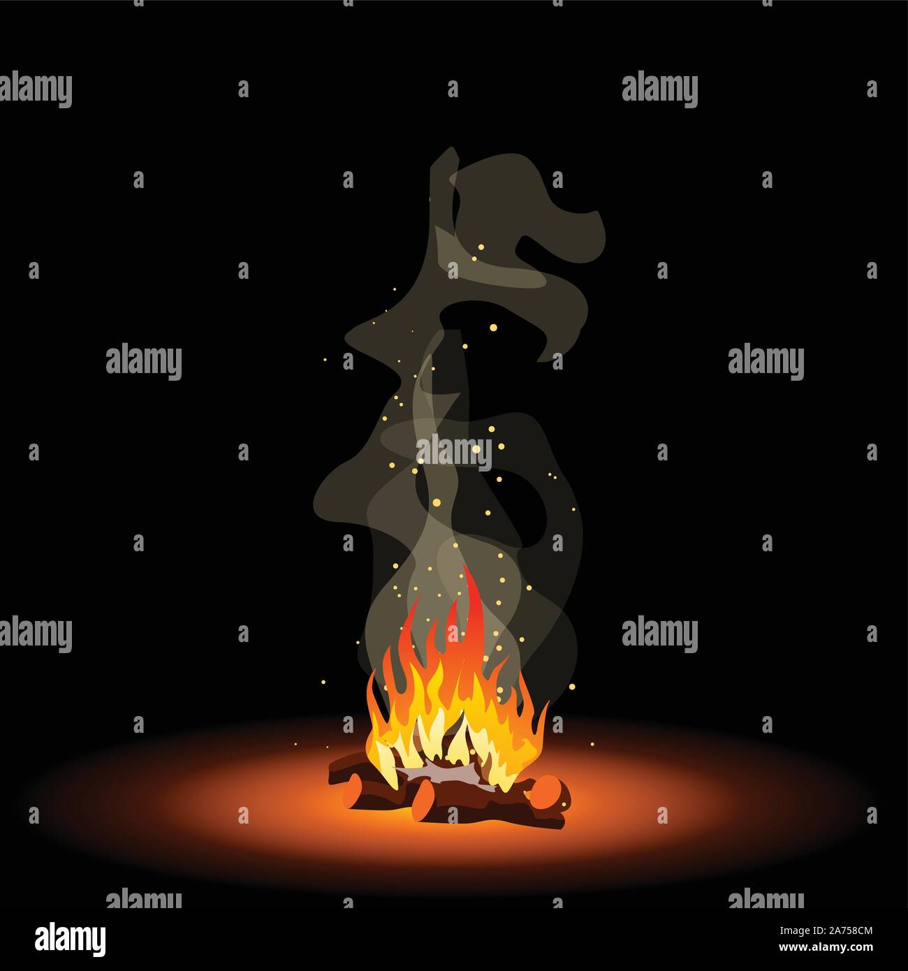 Fire detail Stock Vector Images - Alamy