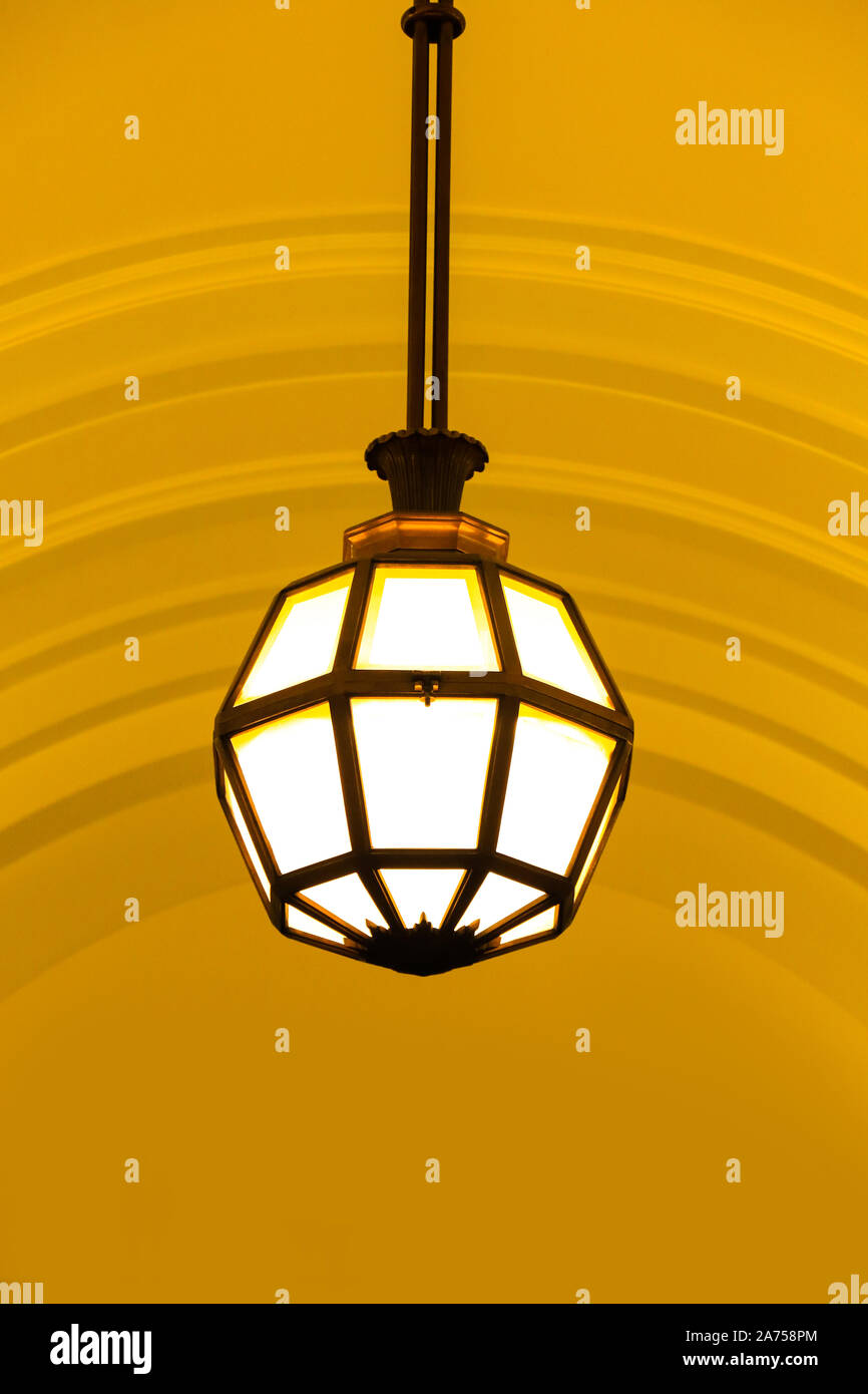 Simple Ceiling Light Stock Photo - Alamy