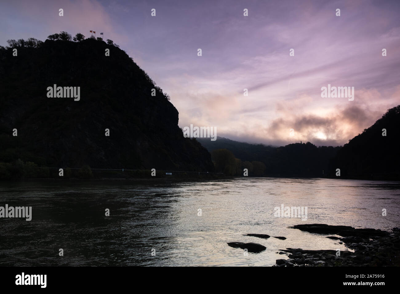 Rhein river landscape hi-res stock photography and images - Alamy