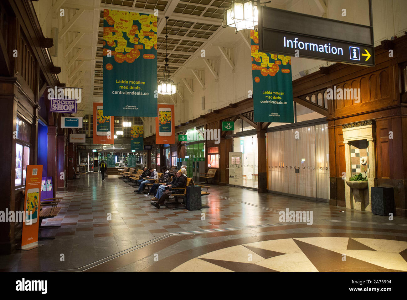 Interior of cst station building or vt station hi-res stock photography ...