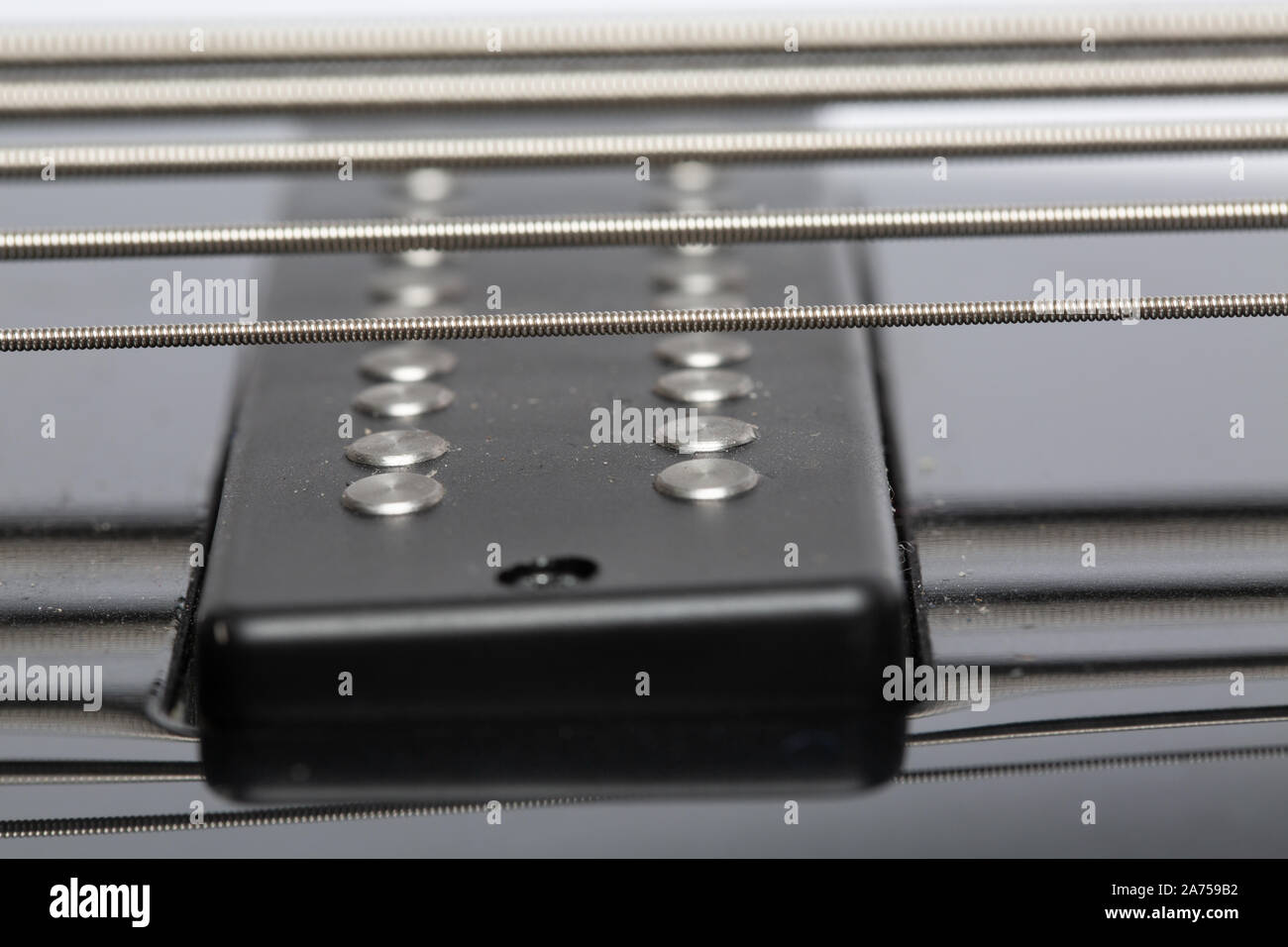 5 String Bass Guitar Soapbar Style Pickup Stock Photo - Alamy