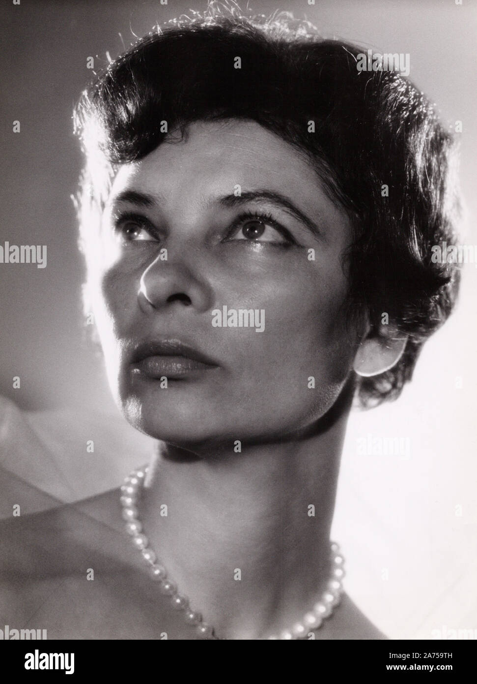 Agnes Fink, deutsch schweizerische Schauspielerin, Deutschland um 1956 ...