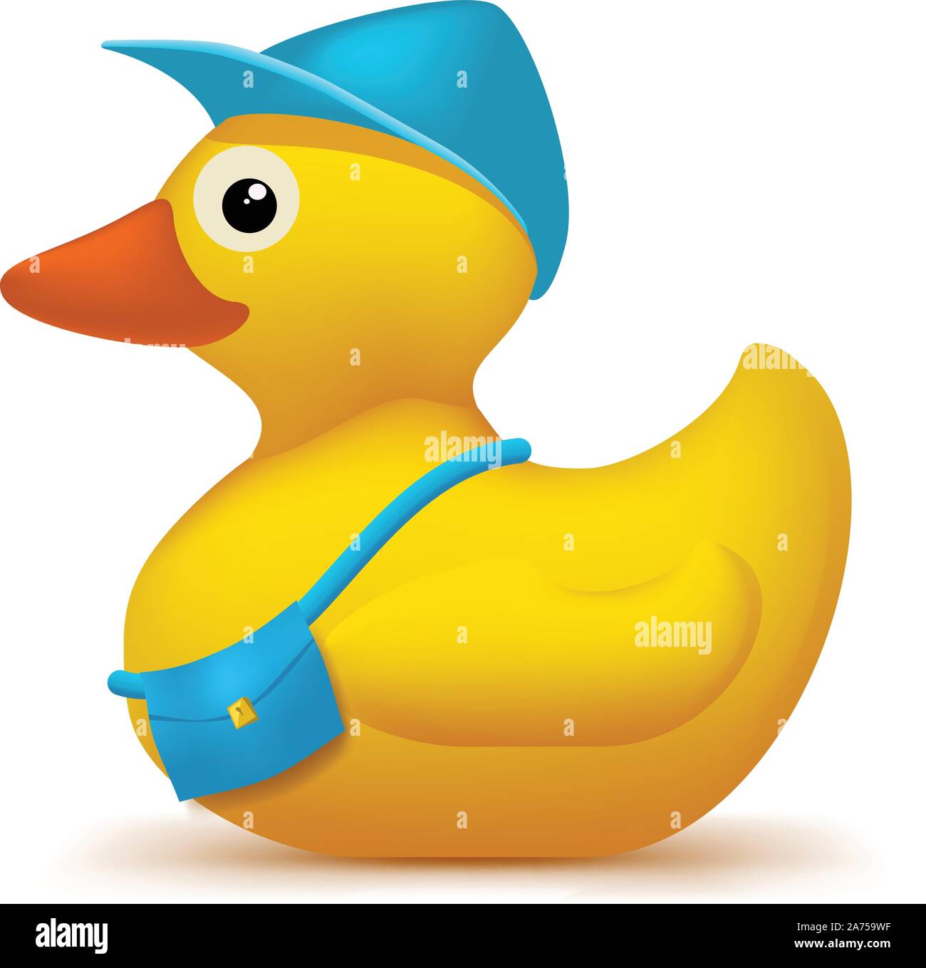 Plastic cap and bird Stock Vector Images - Alamy