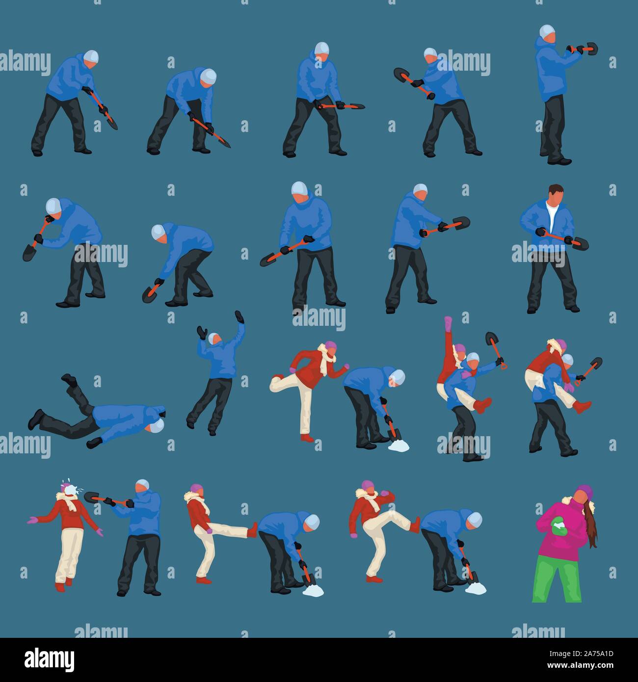 Family plays Stock Vector Images - Alamy