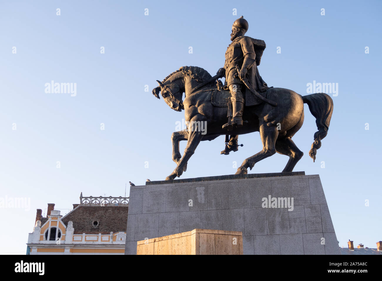 Cluj Napoca, Romania - 24 Oct, 2019: Statue of King Mihai Viteazul in ...