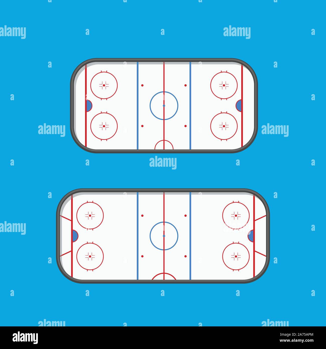 Ice hockey top Stock Vector Images - Alamy