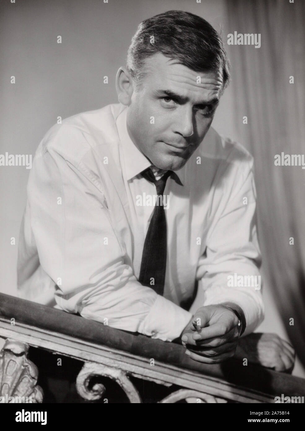 Schauspieler joachim fuchsberger portrait 1960er hi-res stock ...