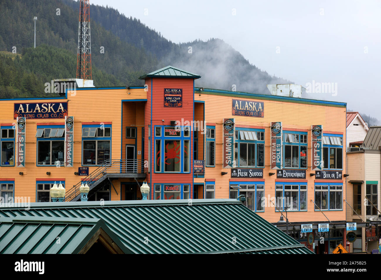 Ketchikan town, Ketchikan, Alaska, USA Stock Photo - Alamy