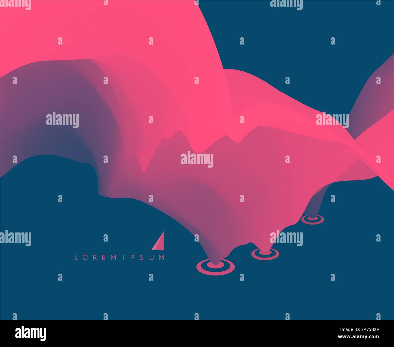 3D abstract background. Dynamic effect. Futuristic technology style ...