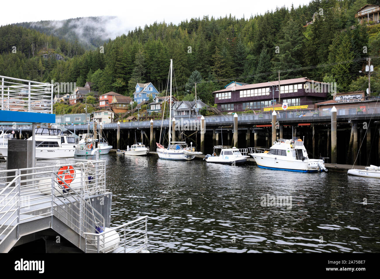 Ketchikan town, Ketchikan, Alaska, USA Stock Photo - Alamy