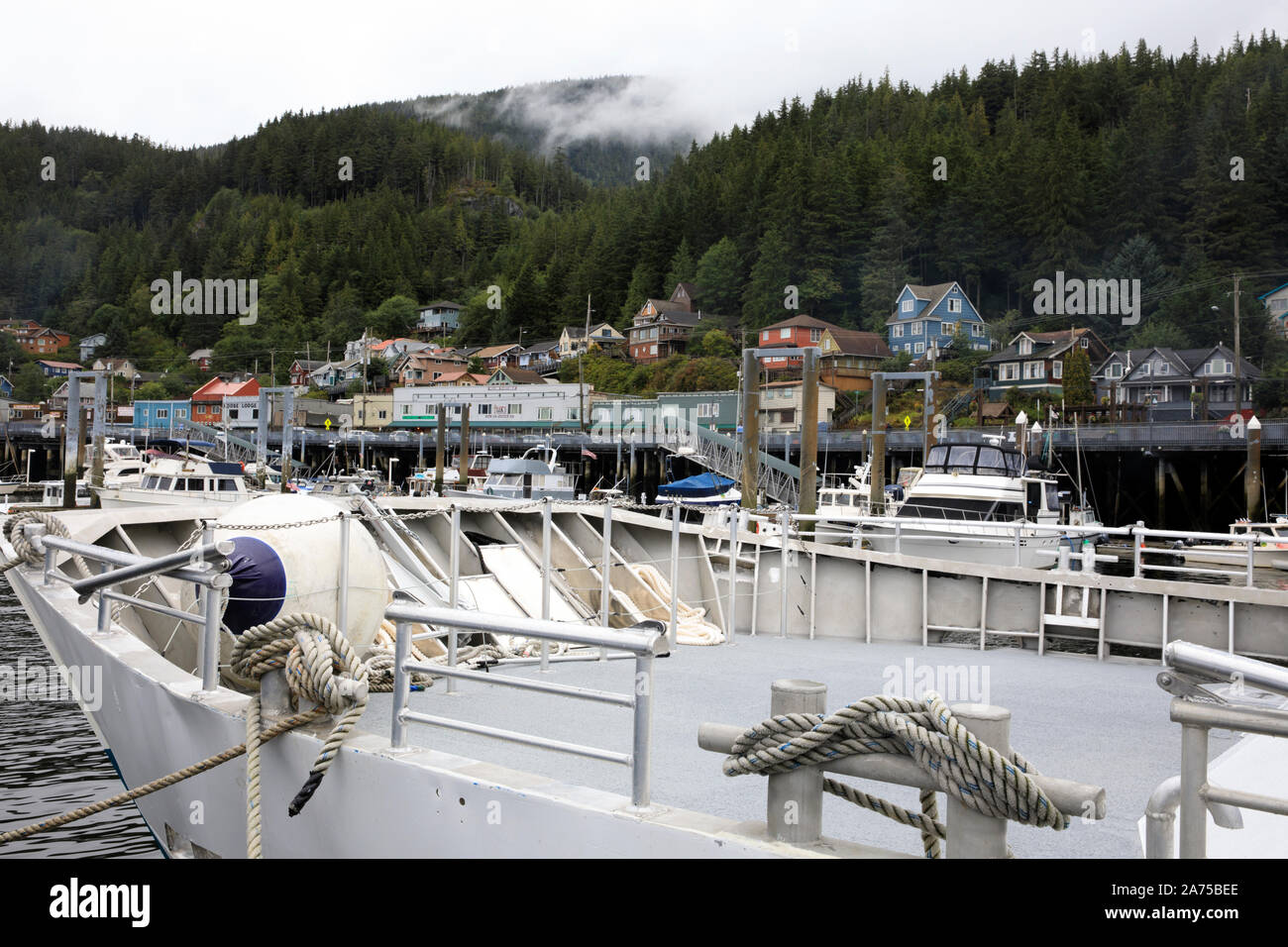 Ketchikan town, Ketchikan, Alaska, USA Stock Photo - Alamy
