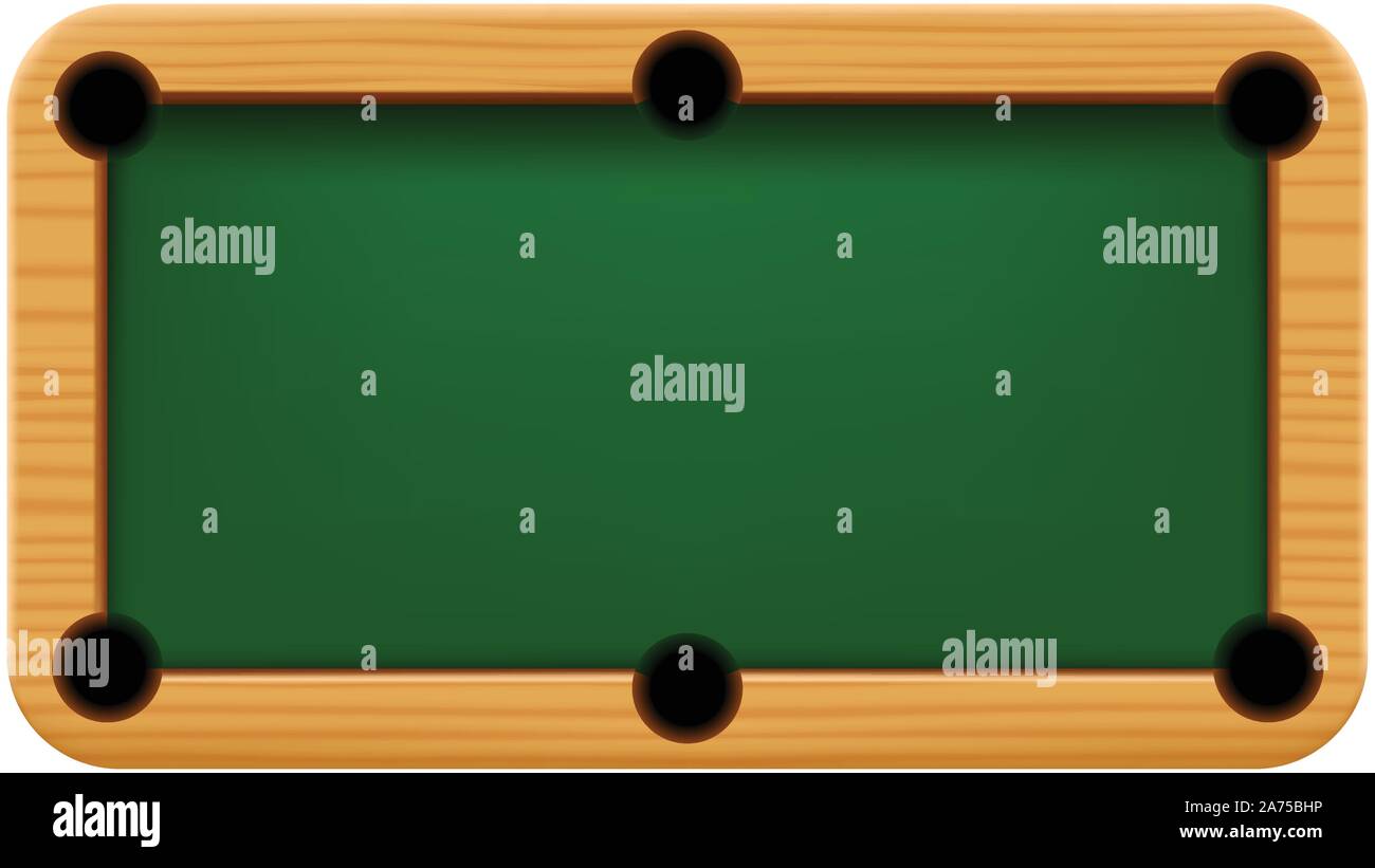 wooden billiard table 01 Stock Vector Image & Art - Alamy