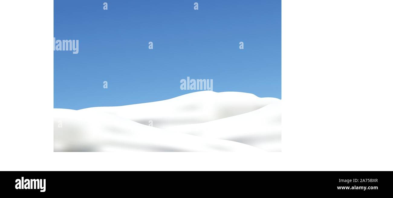 Winter beauty fresh snow Stock Vector Images - Alamy
