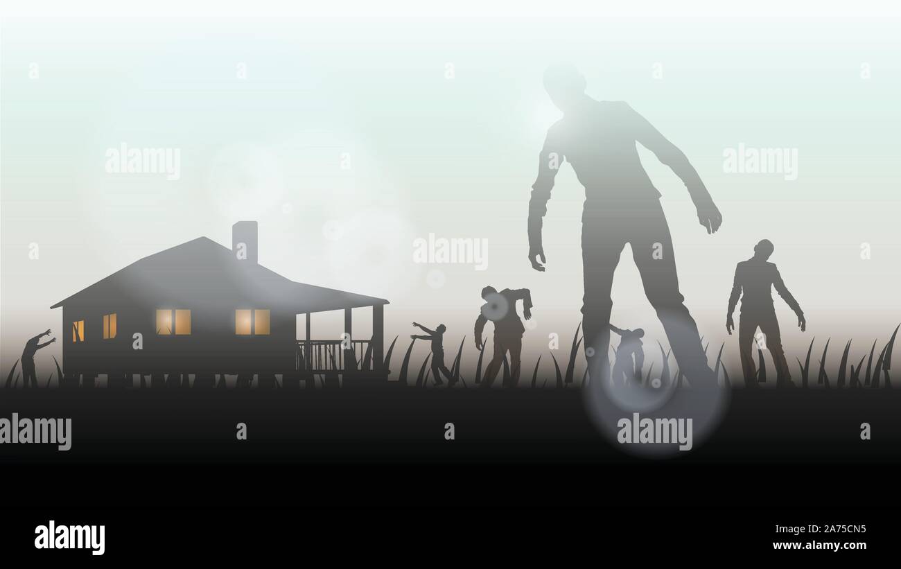 picture of zombie house Stock Vector Image & Art - Alamy