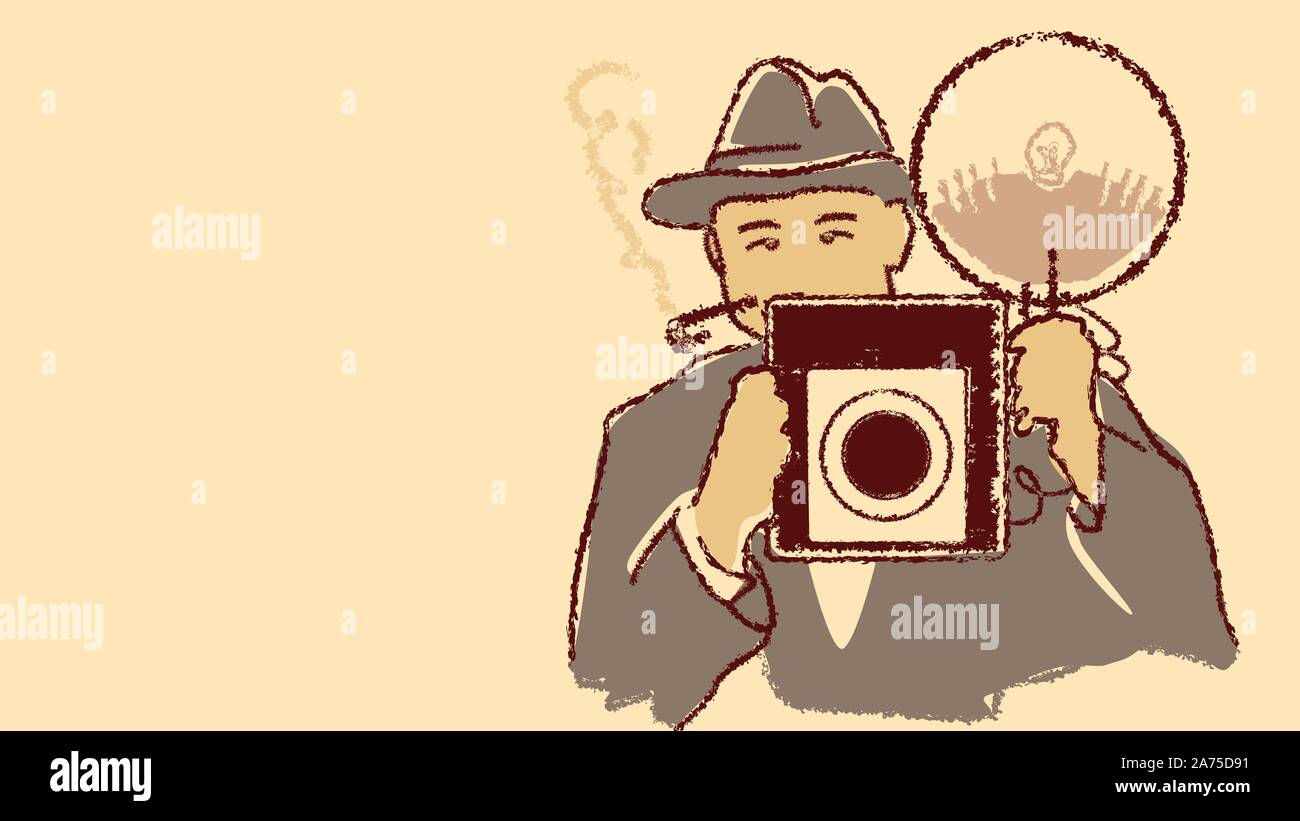 American photojournalist Stock Vector Images - Alamy