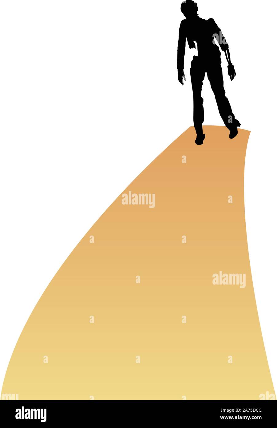 Halloween man zombie in Stock Vector Images - Alamy