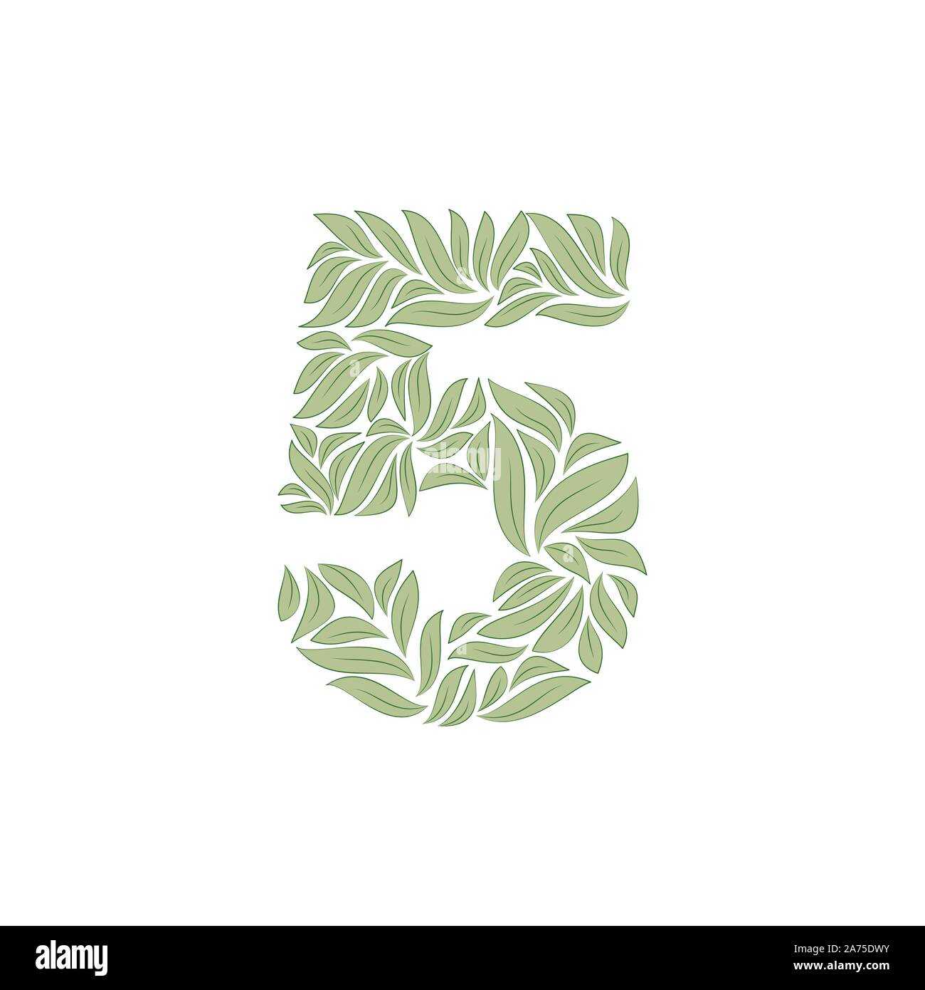 Number floral pattern hi-res stock photography and images - Alamy
