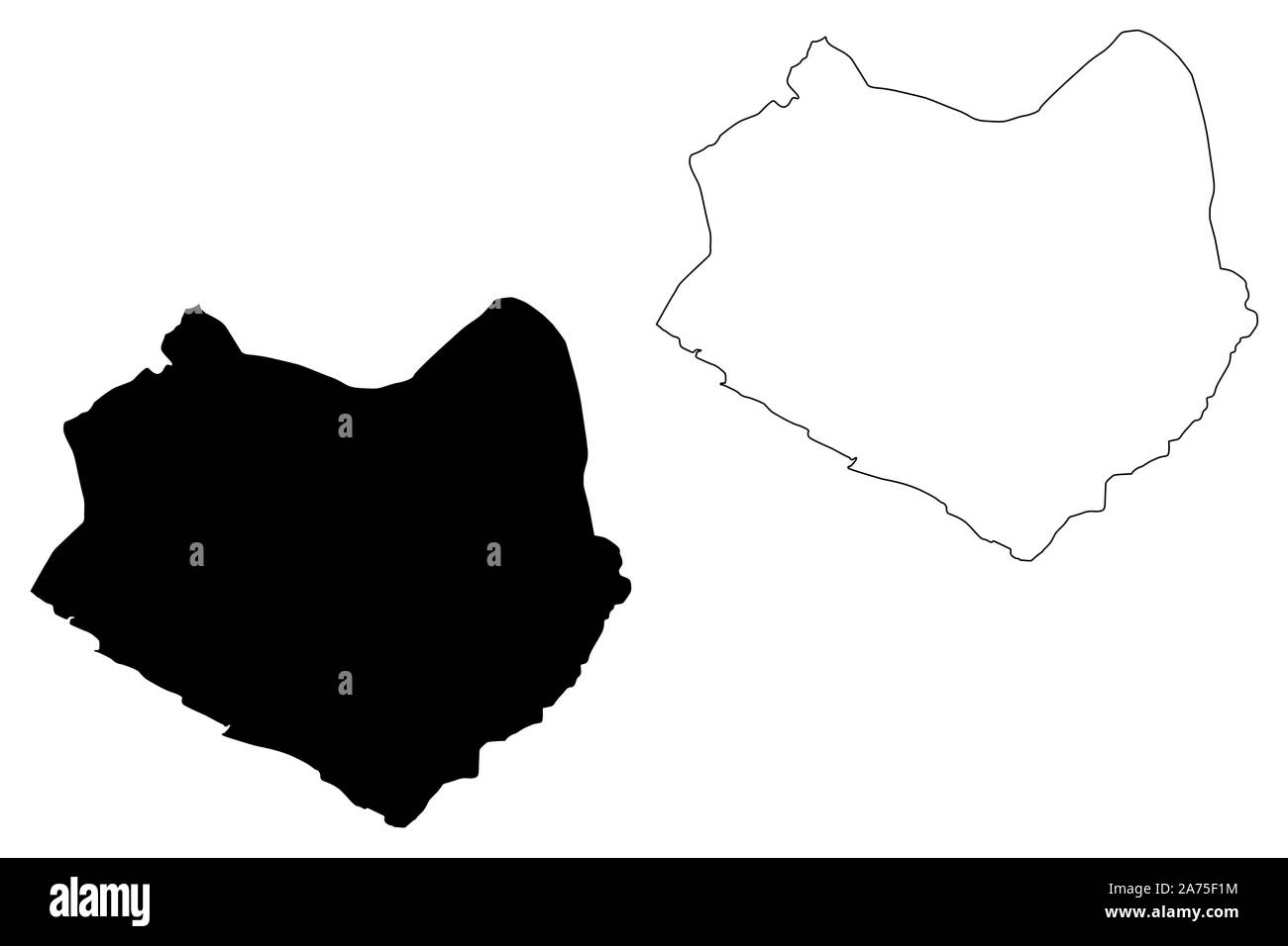 Sinoe County (Counties of Liberia, Republic of Liberia) map vector ...