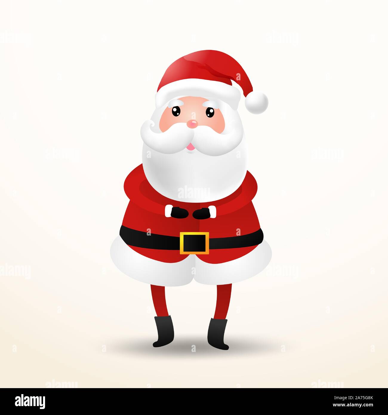 Cartoon santa face hi-res stock photography and images - Alamy